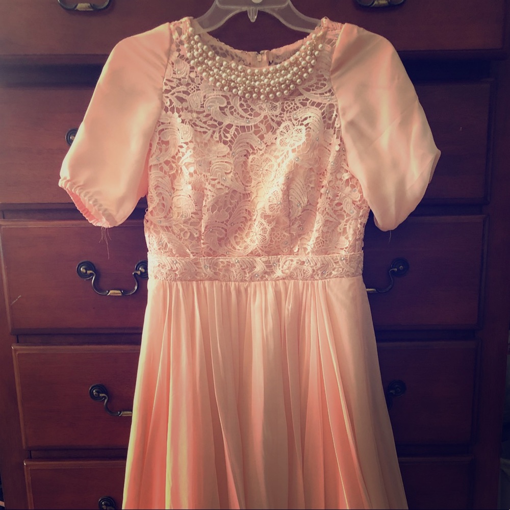 Light Pink Prom Dress - Gem